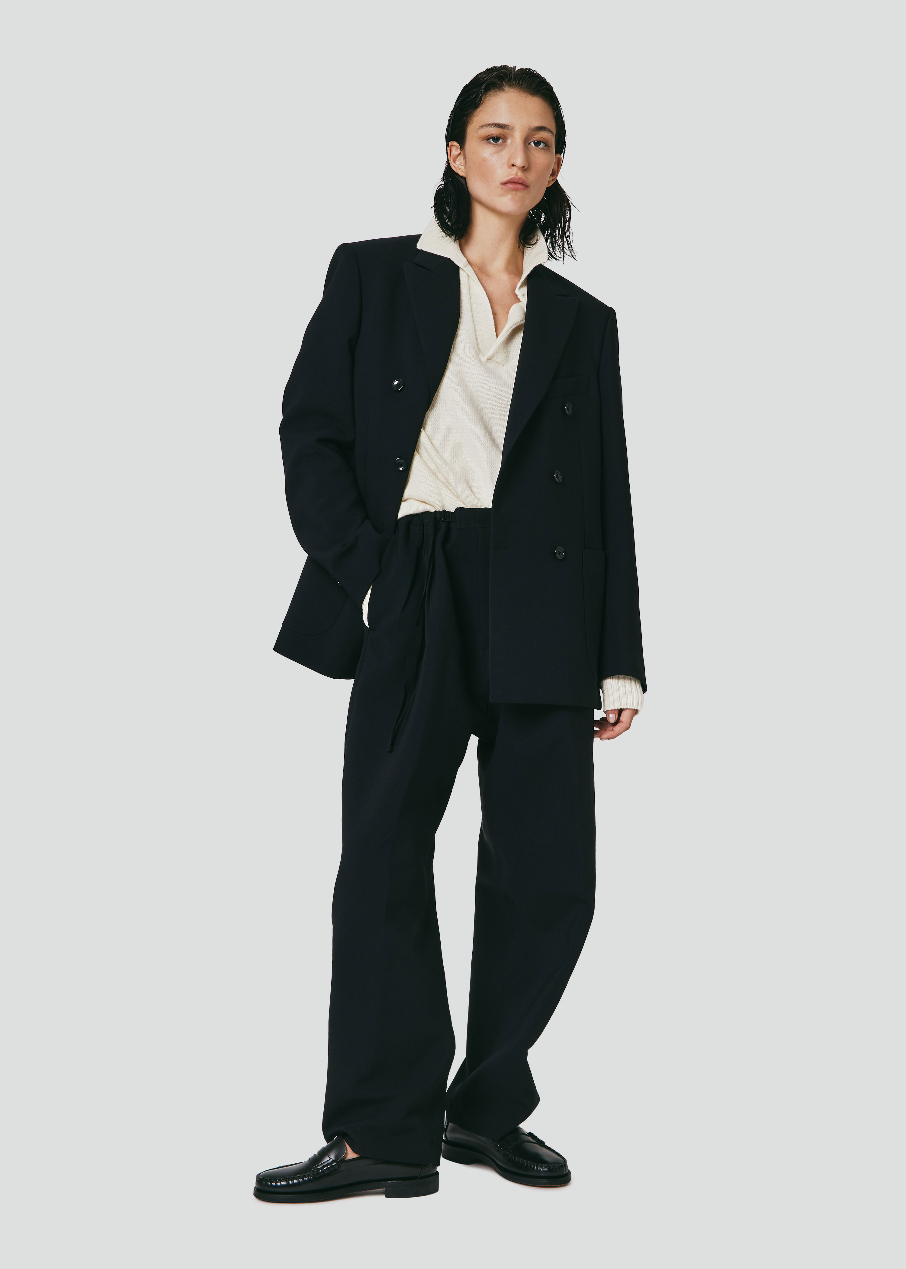 Seven Gauge TECHNICAL FABRIC BLAZER BLACK | Seven Gauge